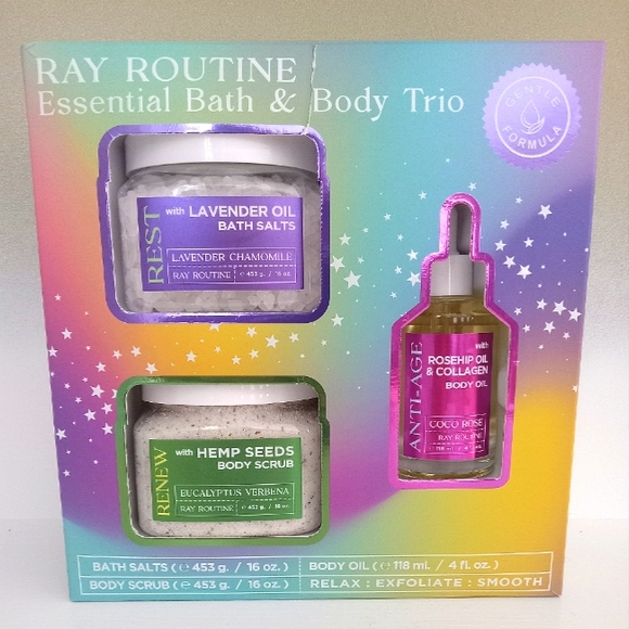 ray routine | Bath & Body | Essential Bath Body Trio | Poshmark